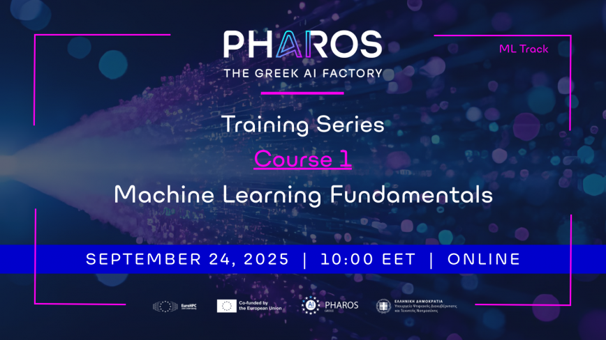 PHAROS AI Factory Training Series – Course 1 “Machine Learning Fundamentals”, ML Track ...