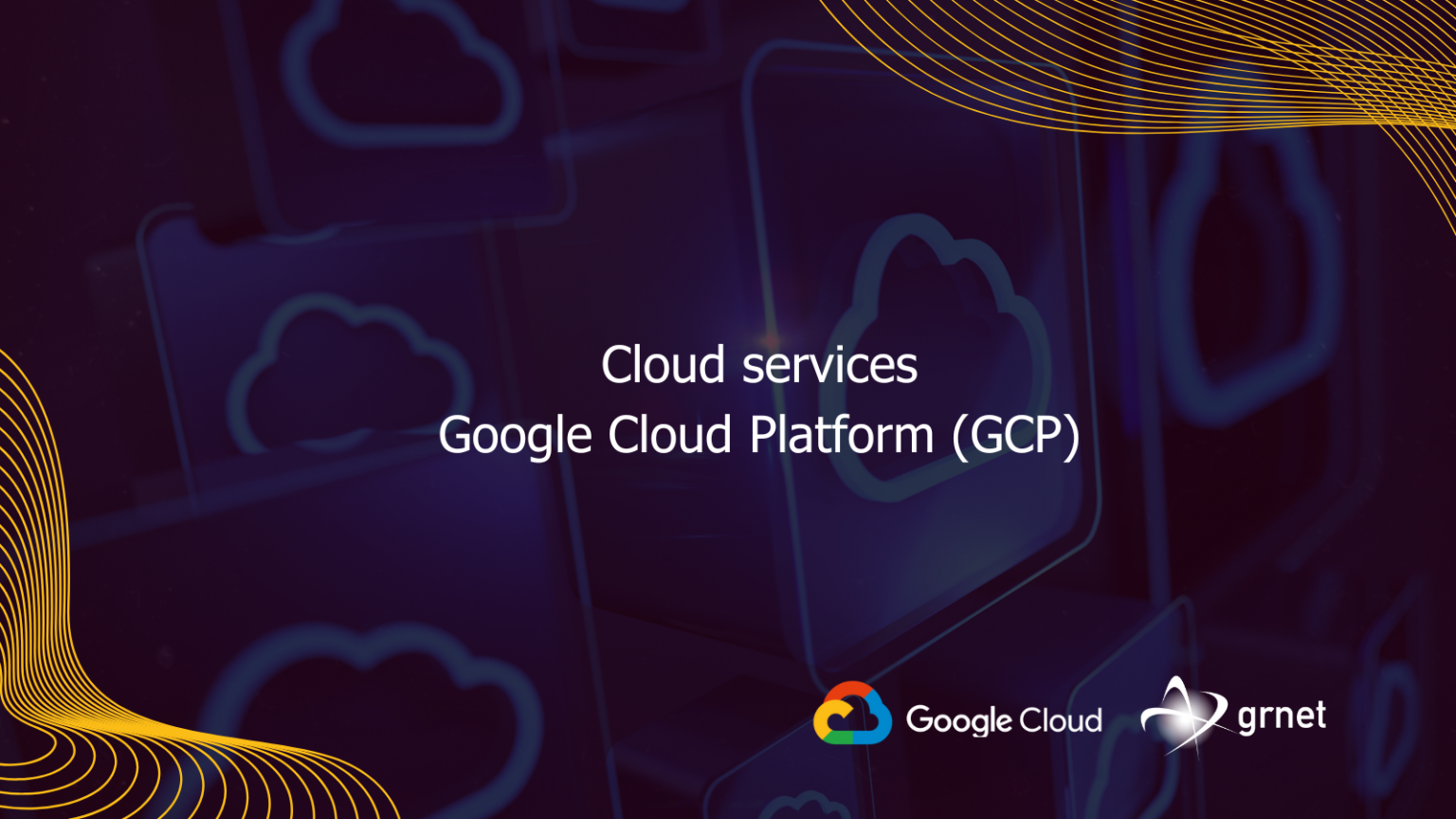 Google Cloud Platform (GCP) - GRNET Website